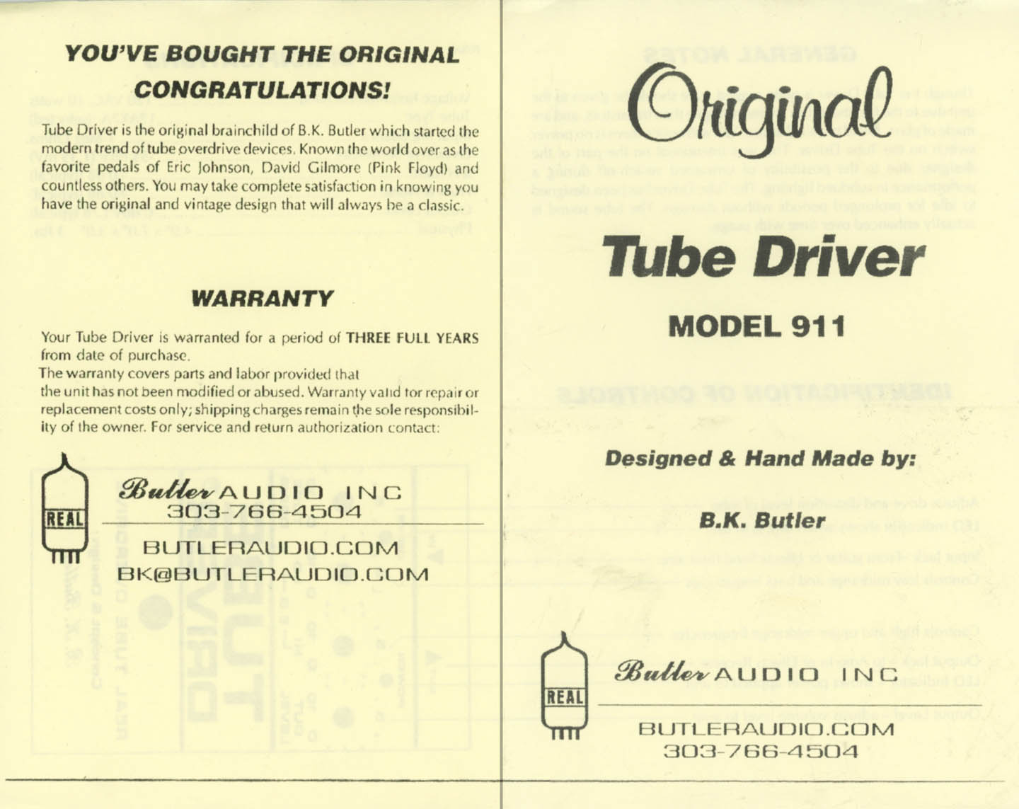 B.K. Butler Tube Driver