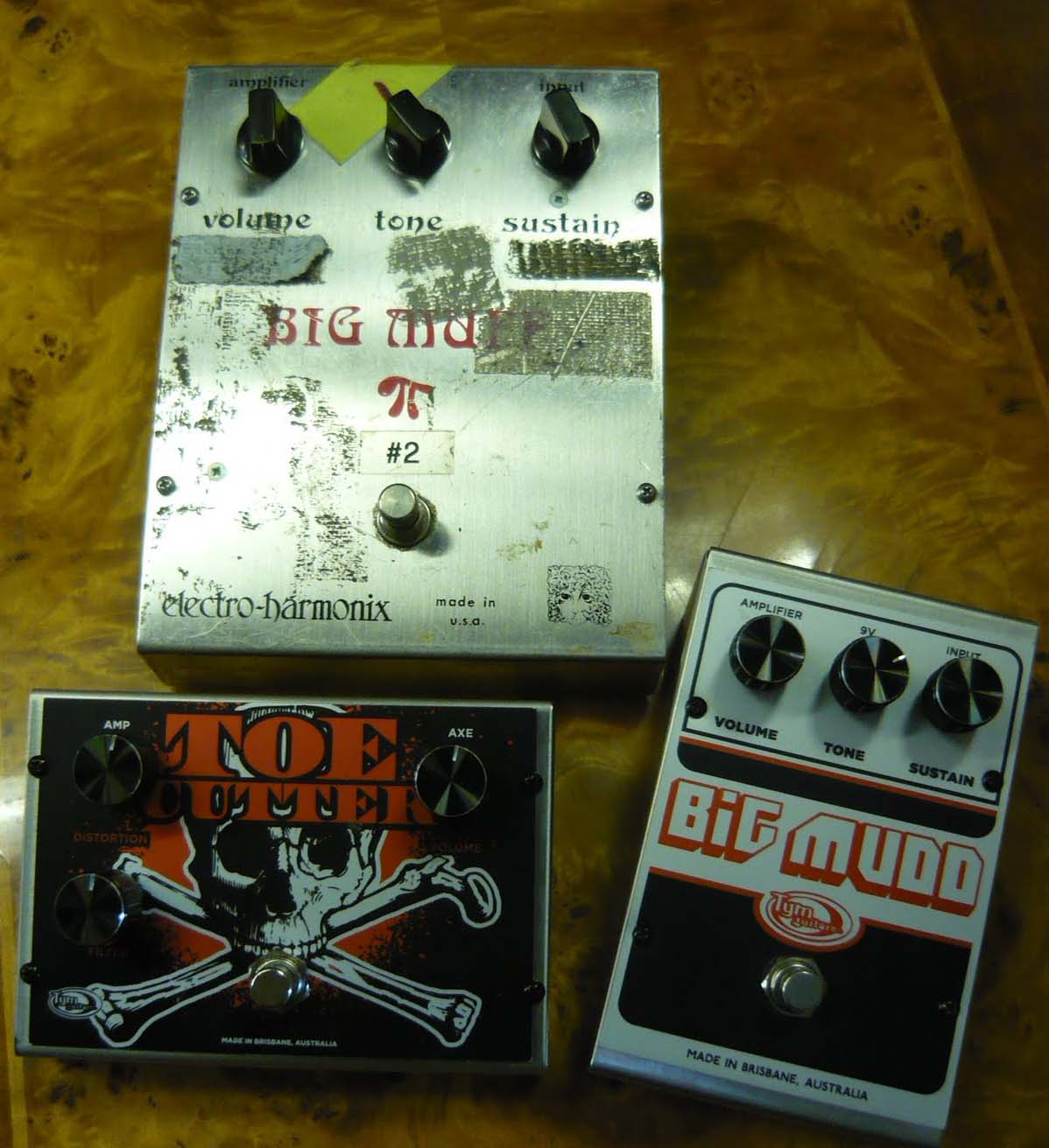 Big Muff Users and Their Pedal Boards